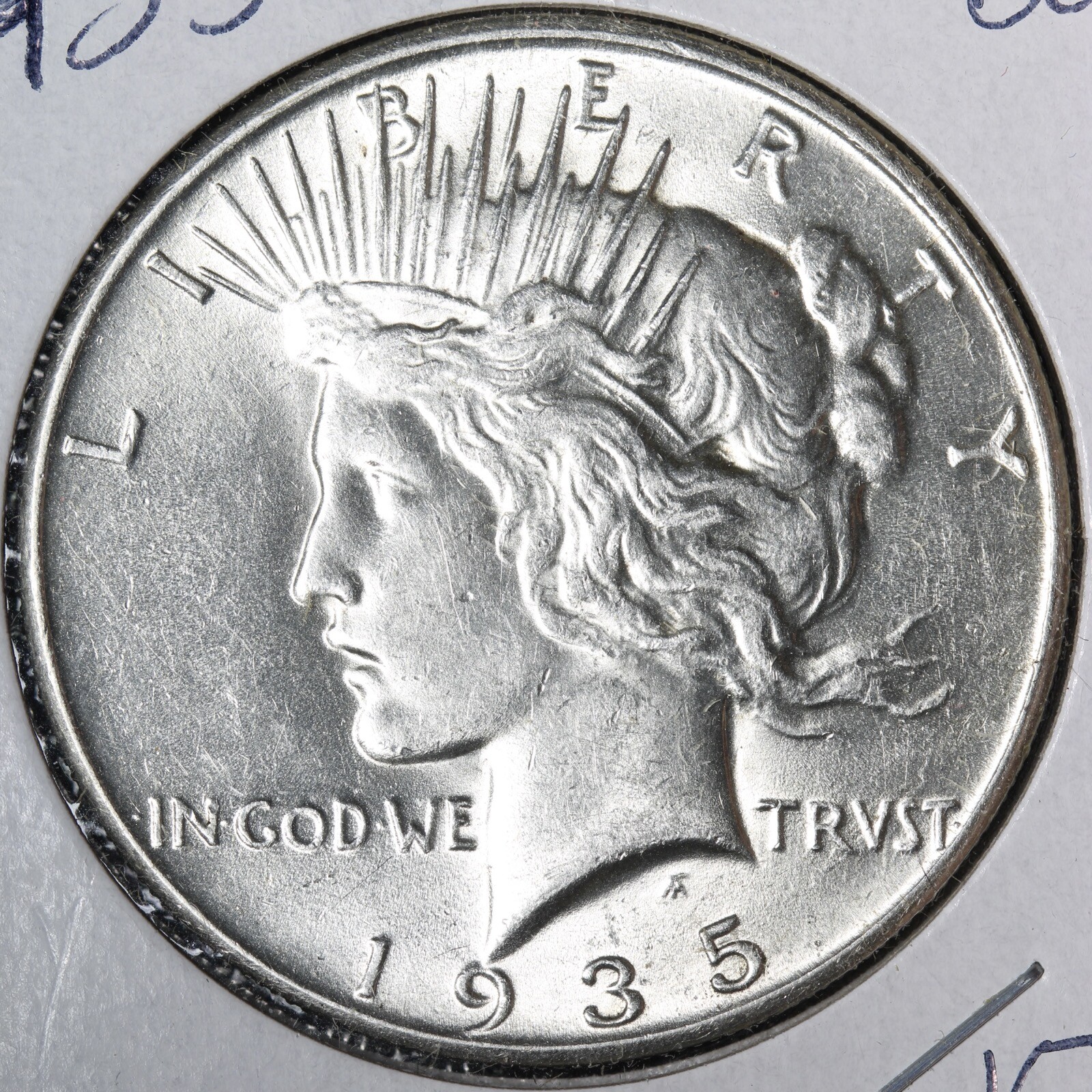 1935 Peace Silver Dollar BU *UNCIRCULATED* MS E396 ZULM | eBay