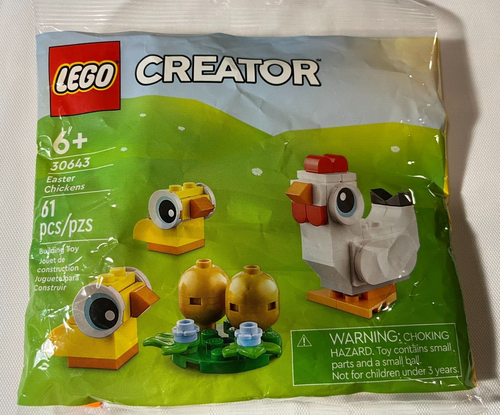 LEGO CREATOR: Easter Chickens Polybag Set (30643)--61 pieces--NEW | eBay