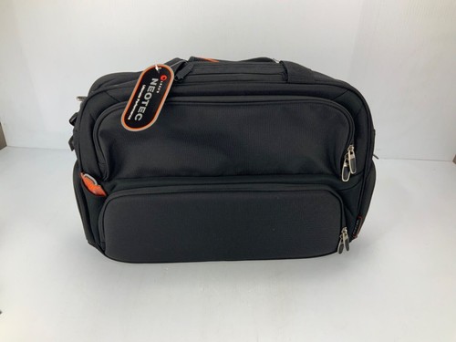 Leeds Fusion 1900-42BK Black Laptop Computer Briefcase W/Adjustable ...