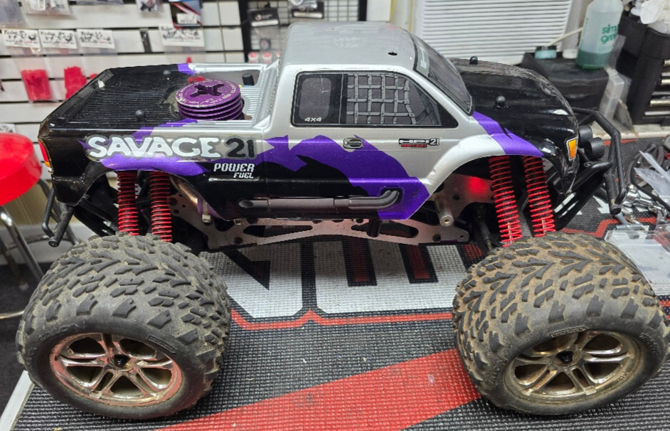 HPI Savage 21 RC Monster Truck Nitro 1/8 | eBay