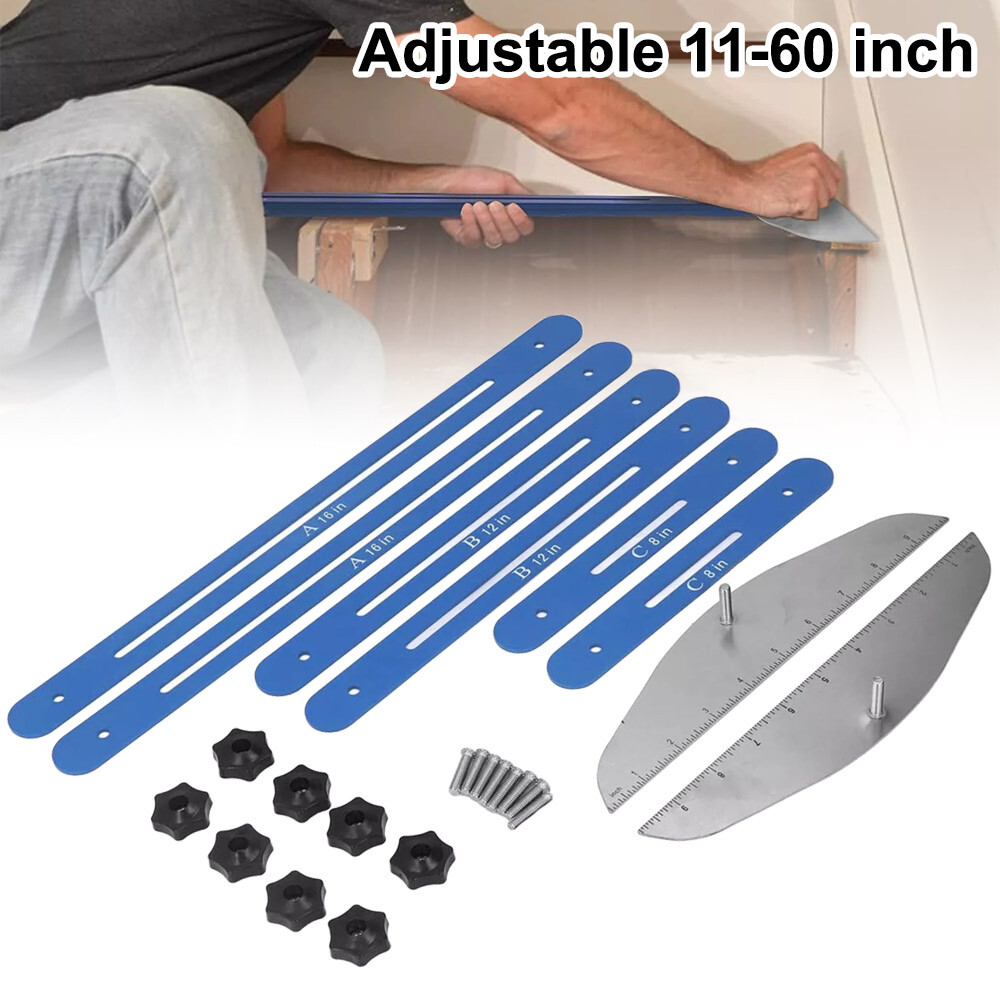 Stair Tread Tool Drywall Cutting Tool Stair Treads Gauge Template Tool ...