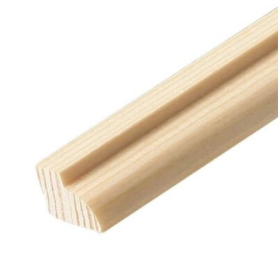 Pine Glass Bead Softwood Moulding Beading Coving Timber Wood Trim 1.15m ...