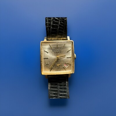 Vintage Clebar Date 17 Jewels Incabloc Watch Mechanical Swiss Plaque G ...