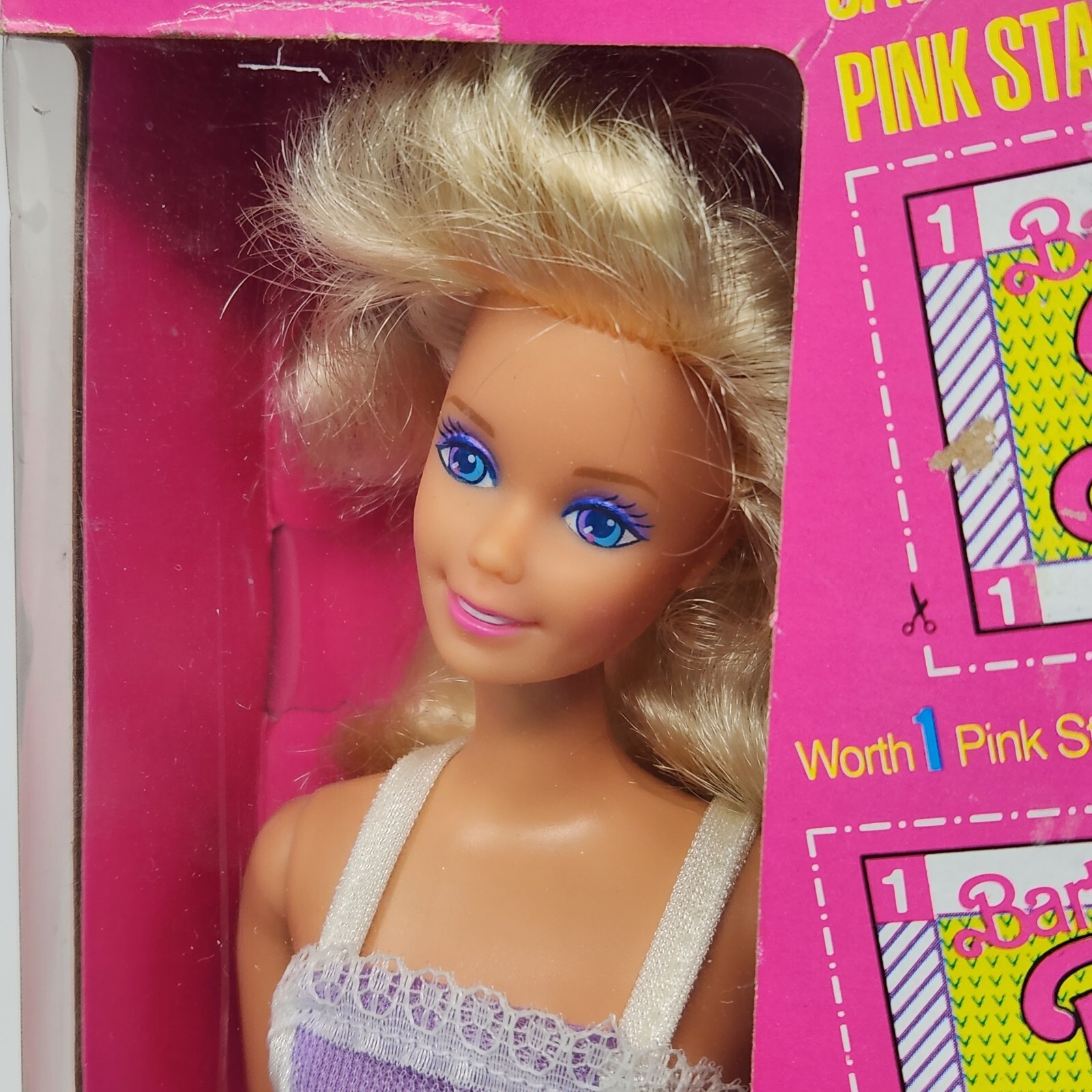 VINTAGE 1990 MATTEL FASHION PLAY BLONDE BARBIE DOLL # 9629 ORIGINAL BOX ...