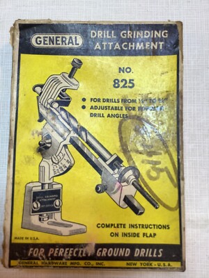 General Drill Grinding Attachment no. 825 | eBay