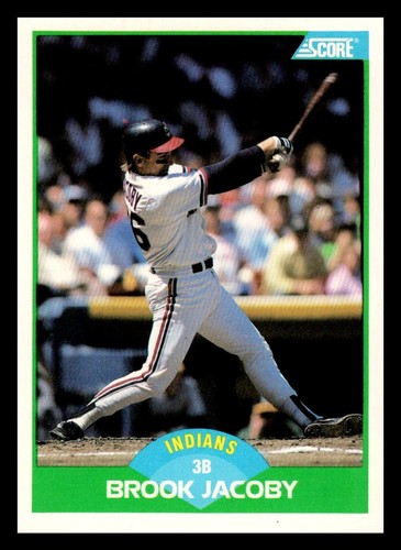 1989 Score # 19 - Brook Jacoby - Cleveland Indians | eBay