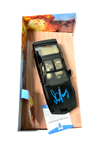DAVID HASSELHOFF SIGNED AUTOGRAPH KITT 1:24 DIECAST CAR KNIGHT RIDE ...