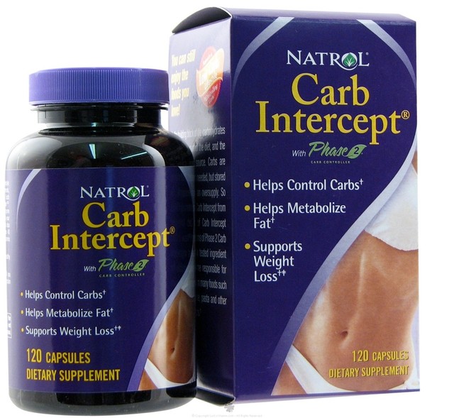 Natrol Carb Intercept with Phase 2 Carb Controller, White Bean Extract ...