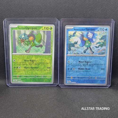 Rev Holo - Teal Mask Ogerpon 26/182 Pokemon Destined Rivals - Pokémon ...