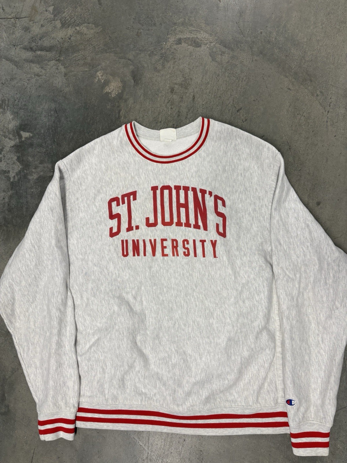 Vintage Rare 2000s Champion Reverse Weave St John Uni… - Gem