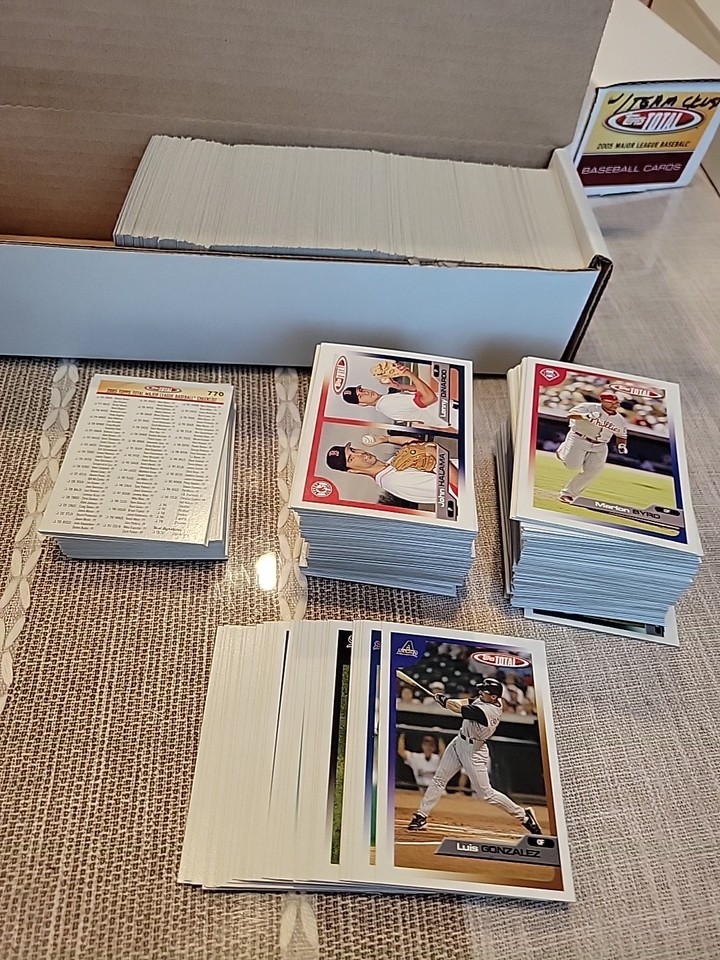 2005 TOPPS TOTAL BASEBALL COMPLETE SET W/ TEAM CHECKLISTS 800 CARDS | eBay