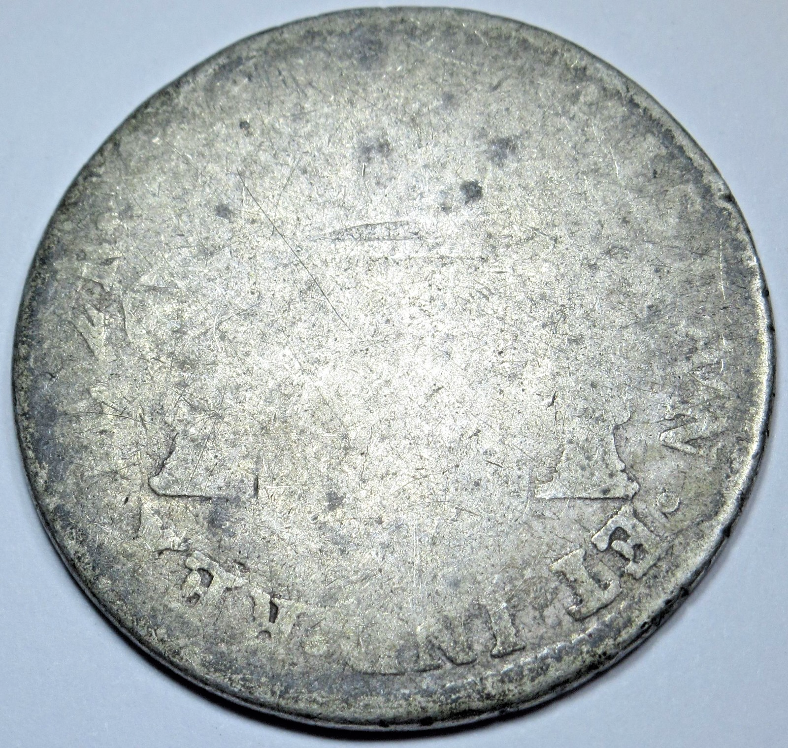 1776 Spanish Peru 2 Reales Genuine 1700's US Colonial Pirate Treasure ...