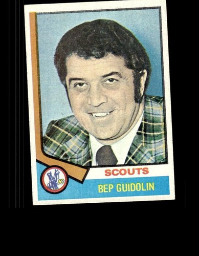 BEP GUIDOLIN 1974 Topps Hockey #34 B1013R5S3P38 FREE SHIPPING | eBay
