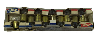 10Pk Eveready 67 Miniature Lamps Lamps 12 Volt A Union Carbide New Old ...