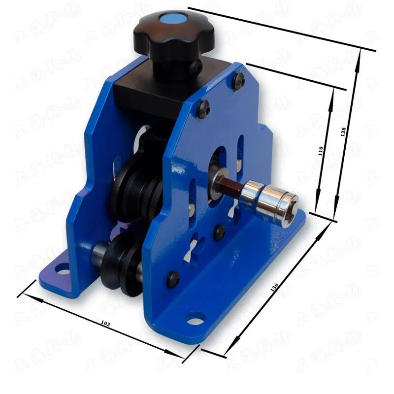 Manual Straightening Machine Steel and Aluminum Tube Straightening Tool ...