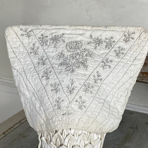 French 18th Embroidered Embroidery 1700's early 1800's Coiffe Grisette ...