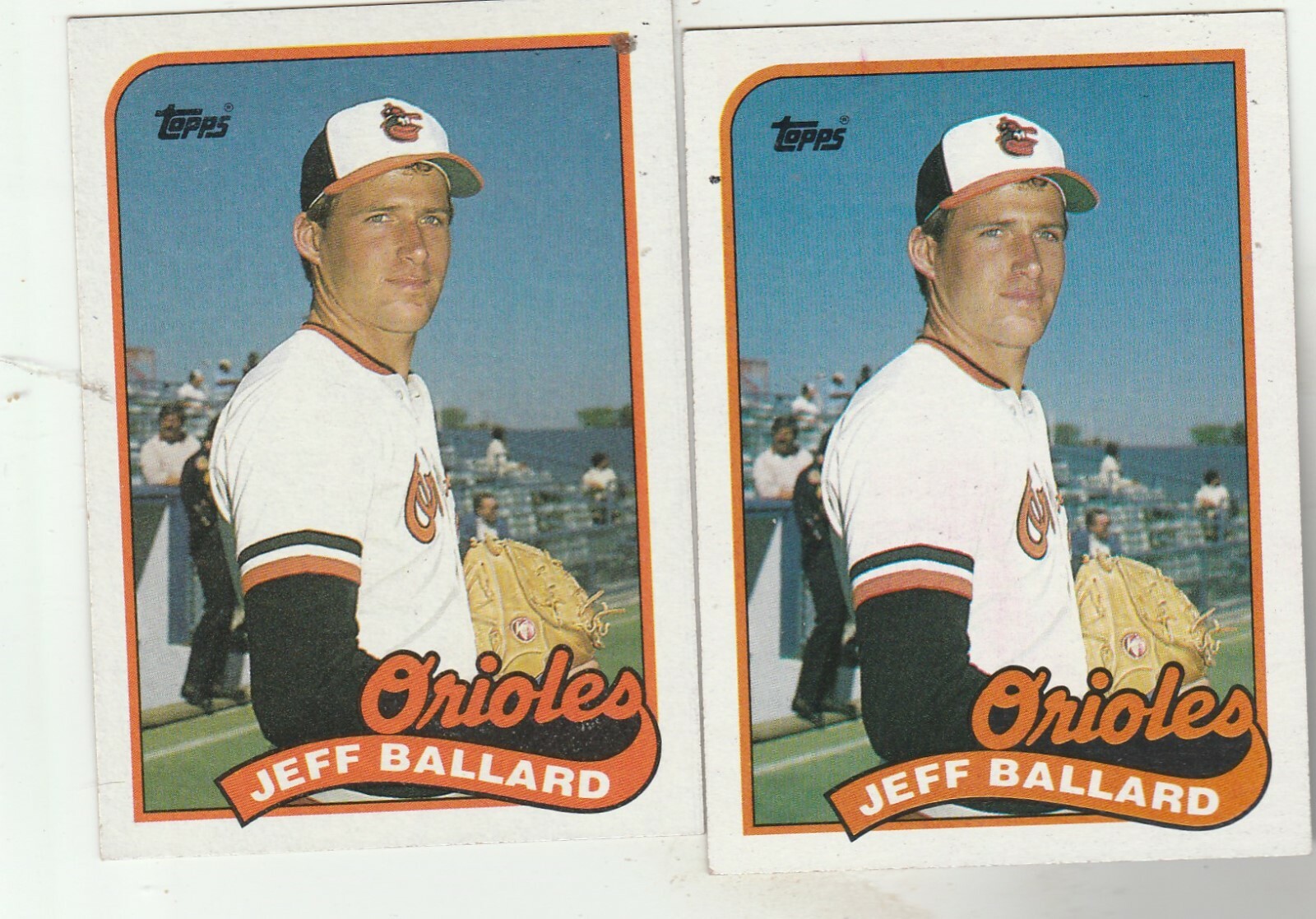 FREE SHIPPING-MINT-1989 Topps #69 Jeff Ballard Orioles-2 CARDS PLUS ...