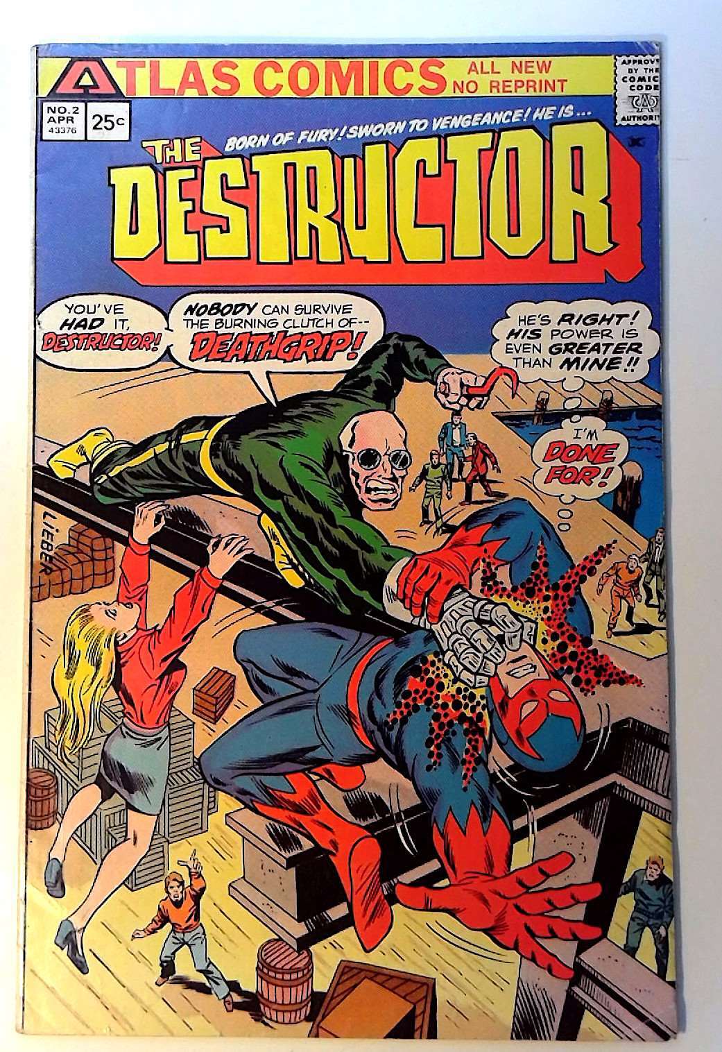 Destructor #2 Atlas Comics (1975) FN- 1st Print Comic Book | eBay