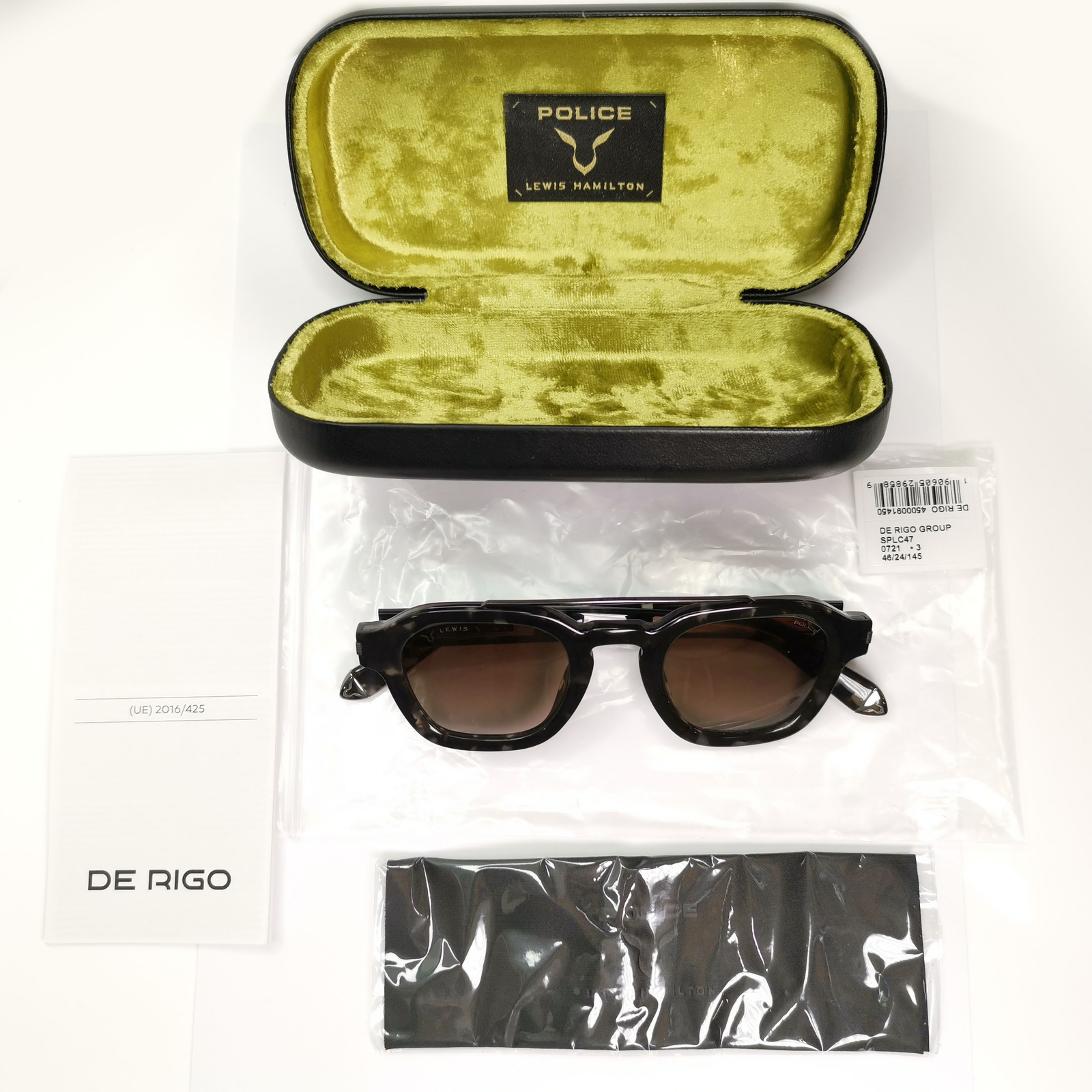 Police Lewis Hamilton F1 Sunglasses Brown Gradient Tortoise SPL C47 COL ...