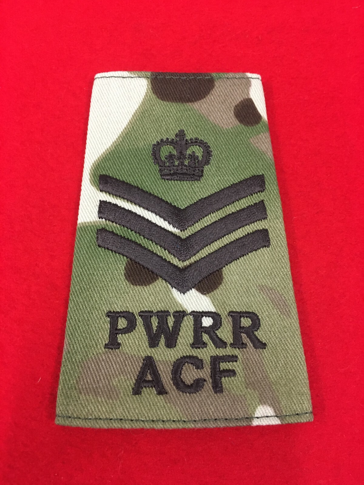 PWRR ACF MTP Combat Rank Slide Sergeant SGT Staff Sergeant Ssgt | eBay UK