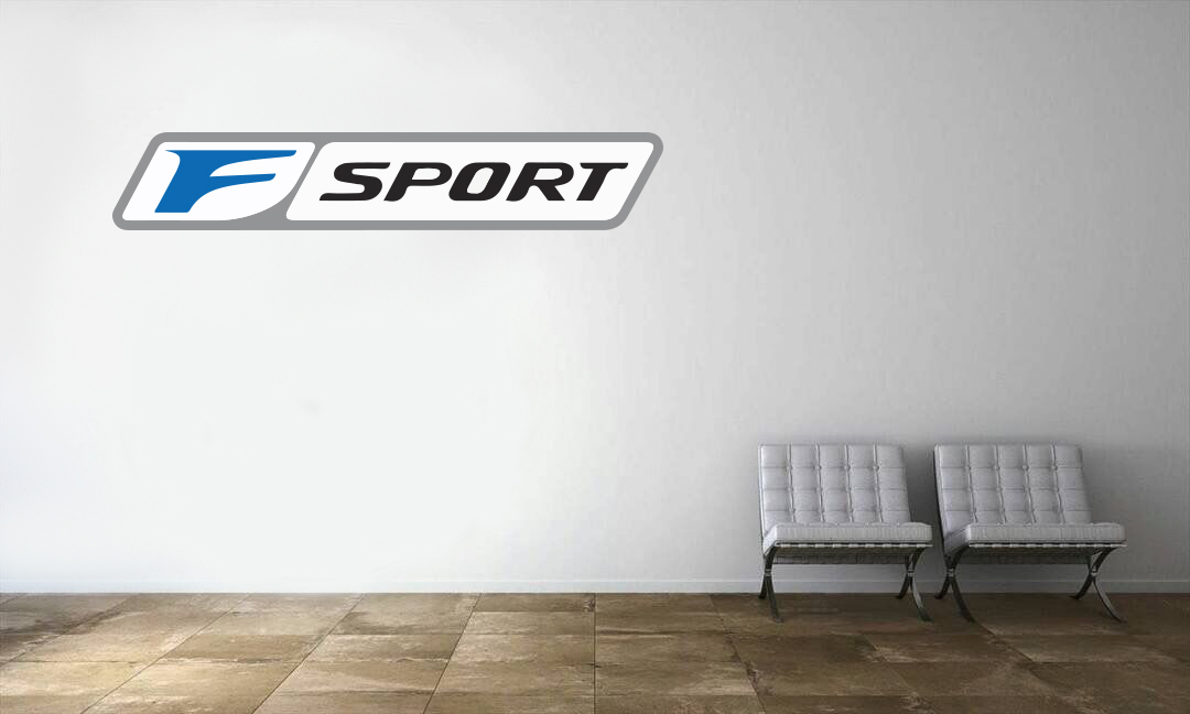 Lexus F Sport Logo Wall Decal Luxury Sport New Car Decor Art Mural ...
