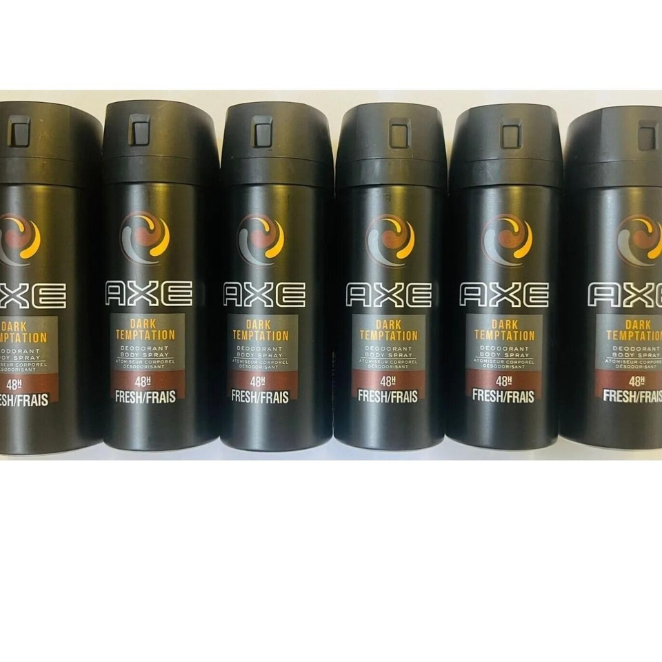 6 x Axe ( Lynx) Deodorant Body Spray 150ml Black Apollo Ice Excite ...