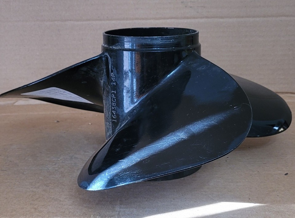 48-16438-CP1 Aluminum 16 X 14 PROPELLER Prop 3 Blade Mercury Mercruiser ...