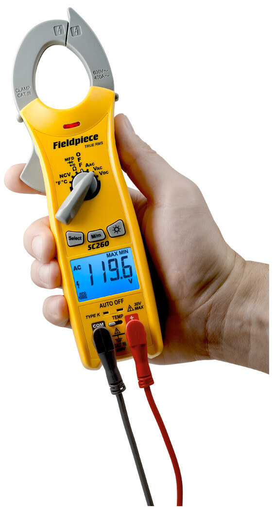 Fieldpiece SC260 Compact Clamp Meter with True RMS | eBay