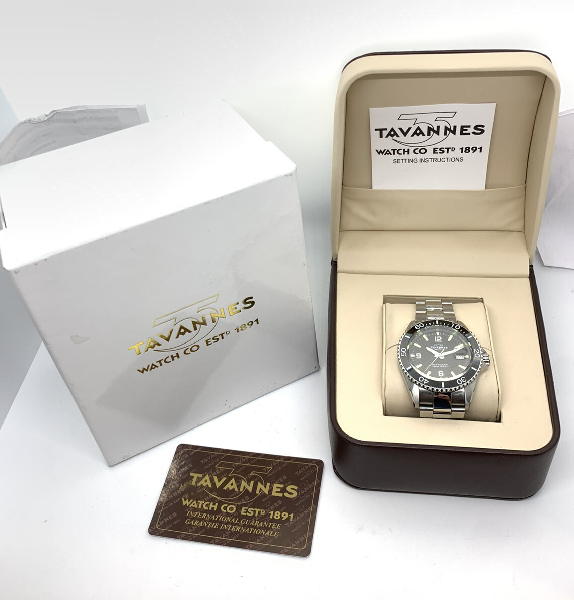 Tavannes Watch Co Professional Swiss Made Stainless S… - Gem