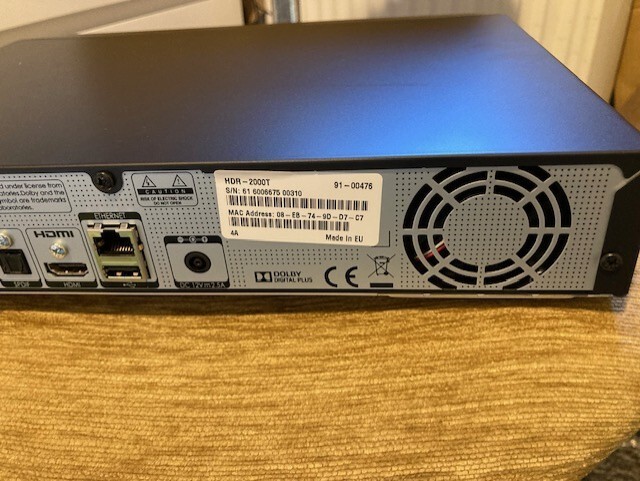 HUMAX HDR-2000T FREEVIEW HD SET TOP BOX RECEIVER RECORDER | BOX ONLY ...