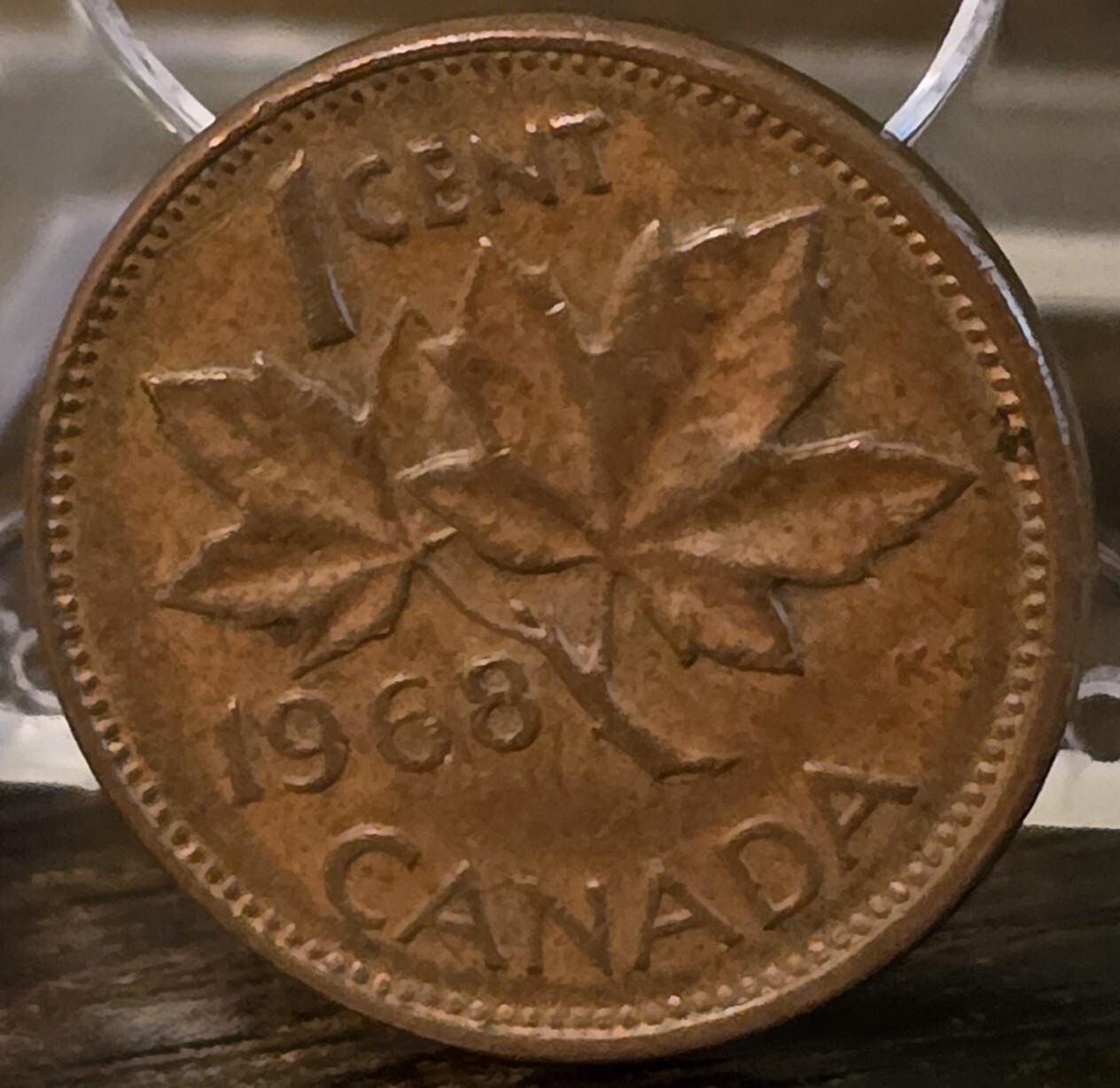 1968 Canadian Maple Leaf Twig Penny 1 Cent | eBay