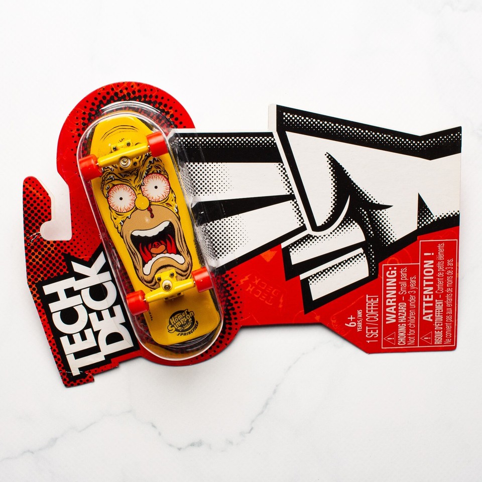 Tech Deck The Simpsons Homer Screaming Head x Santa Cruz Collectible ...