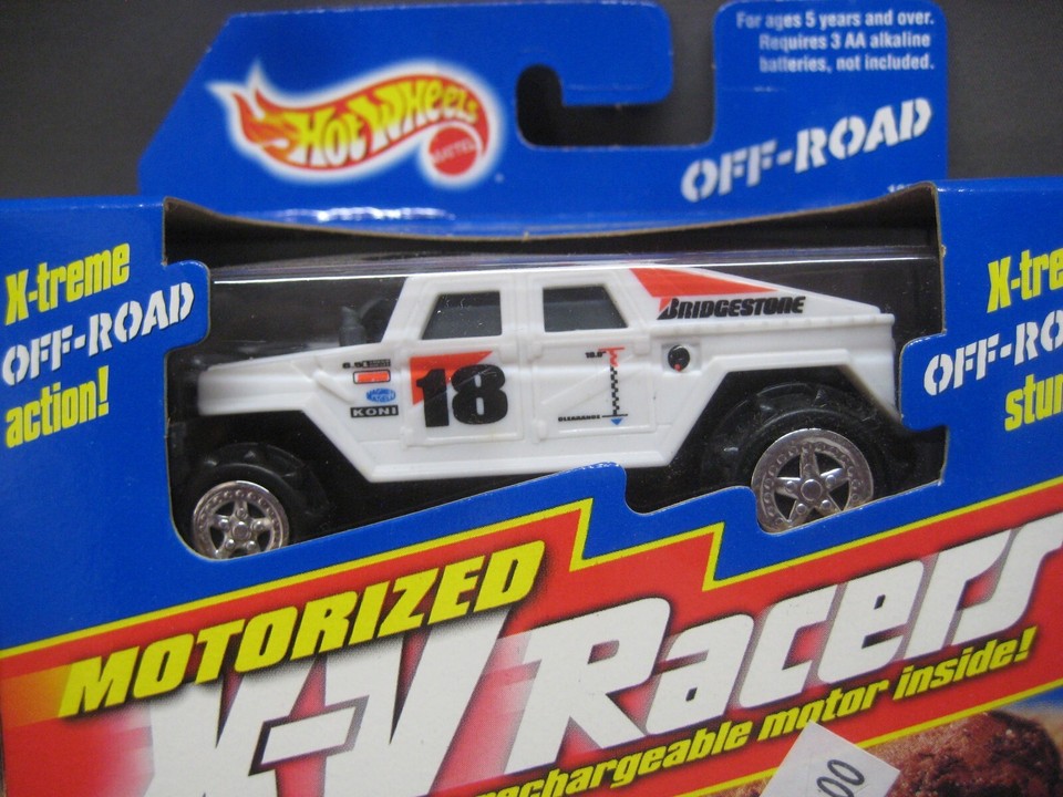 1998 HOT WHEELS XV RACER SERIES MOTORIZED ACCELERAIDER HUMMER MINT IN ...