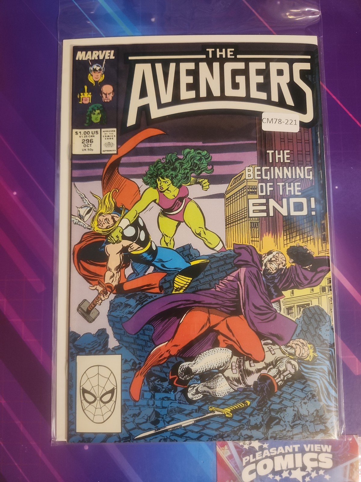 AVENGERS #296 VOL. 1 HIGH GRADE 1ST APP MARVEL COMIC BOOK CM78-221 | eBay