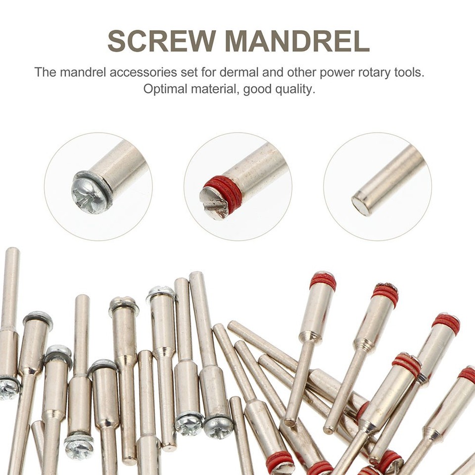 40Pcs Cut-off Wheel Holder for Rotary Tools Screw Mandrel Set | eBay