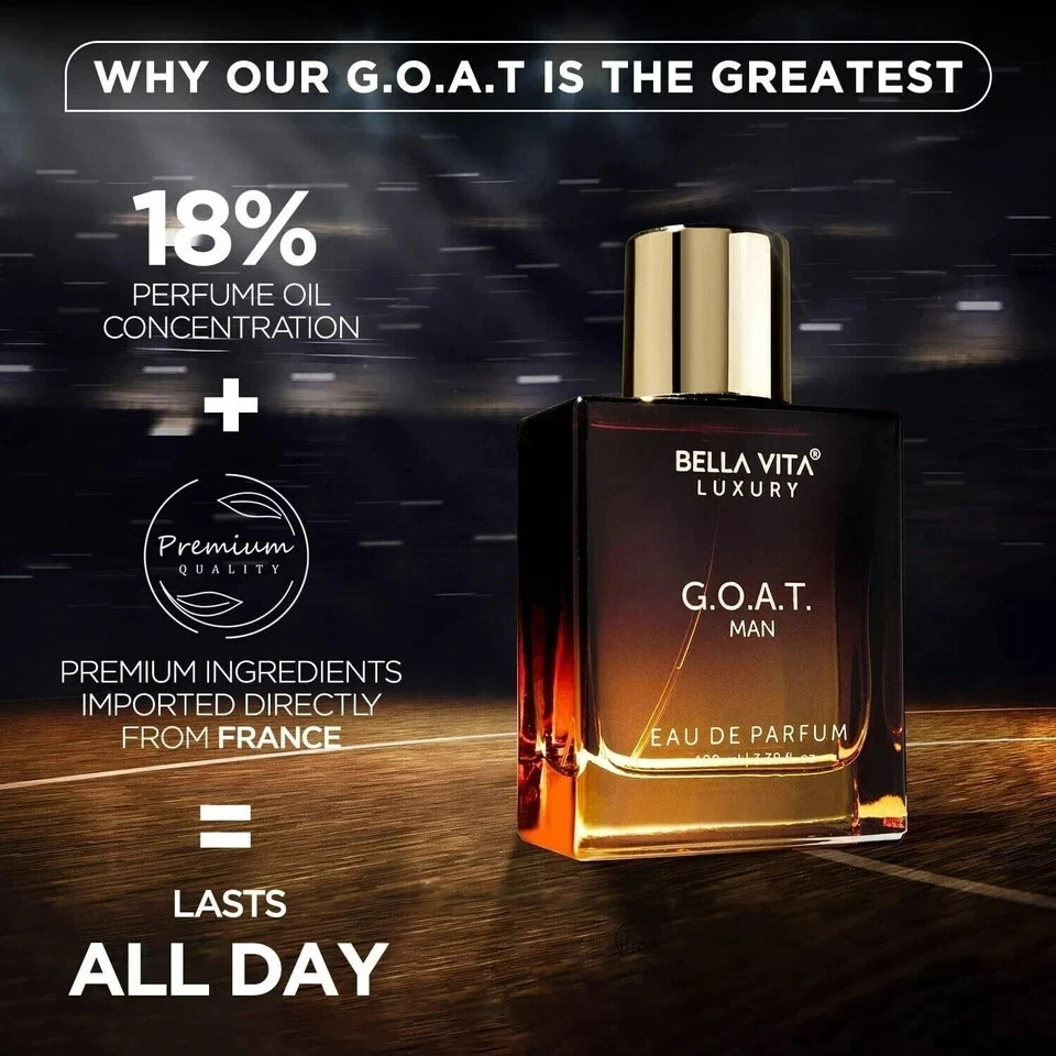 Bella Vita Eau De Parfum CEO Man GOAT Man Long Lasting Fragrance 100ML ...