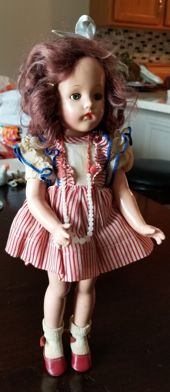 1940's Suzanne Effanbee 14 Inch Doll. Vintage Doll With Sleep Eyes. | eBay