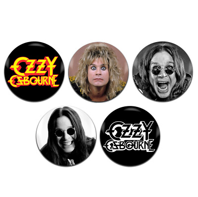 5x Ozzy Osbourne Rock Heavy Metal 25mm / 1 Inch D Pin Button Badges | eBay