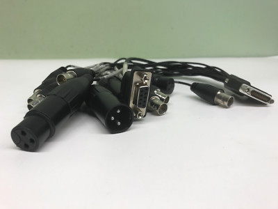 MICRO D 25 PIN FEMALE XLR/BNC BREAKOUT CABLE | eBay