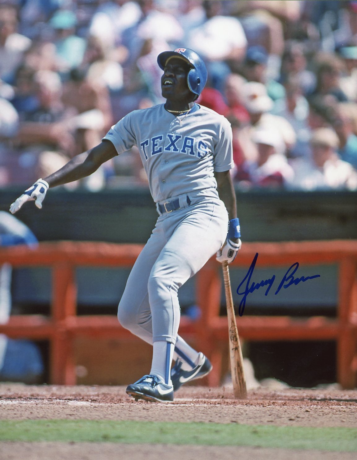 Jerry Browne autographed 8x10 Texas Rangers Free Shipping #5 | eBay