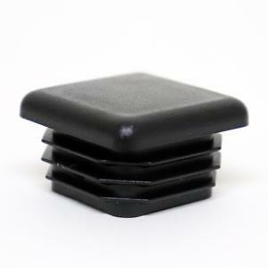 1" Inch | Square Plastic End Cap Tubing Hole Post Plug | Multiple ...