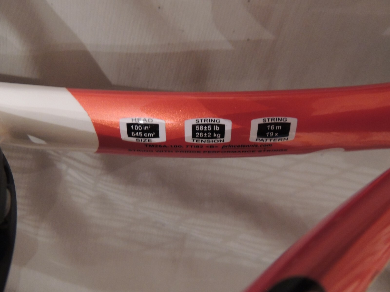 Prince airO tennis racket Lightning 100in midplus 645cm | eBay