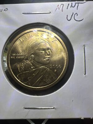 2000 P Sacagawea Dollar US Mint Coin in "Brilliant Uncirculated ...