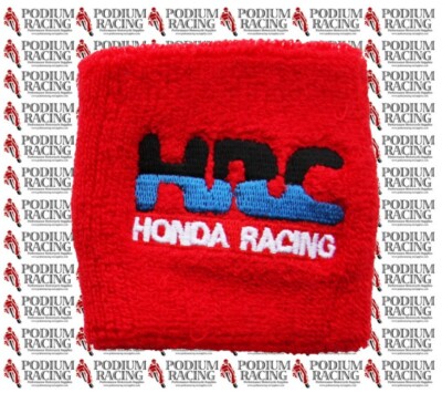 HONDA RACING HRC CBR-RR 600 900 1000 BRAKE RESERVOIR COVER IN RED | eBay