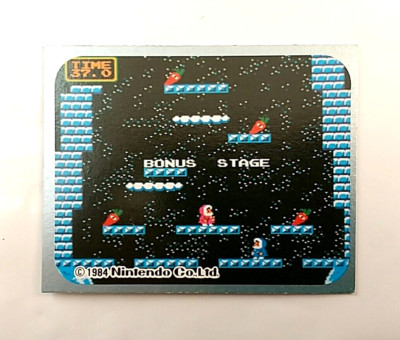 (Game Item) Mini Card, Famicom, No.115, Ice Climber, Menko, EX, 1984 ...