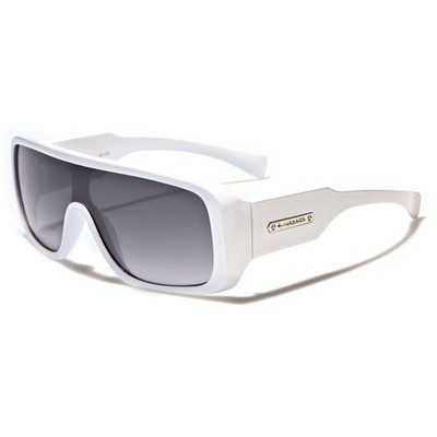 Biohazard Goggle Style White Mens Designer Sunglasses Amplifier Shades ...