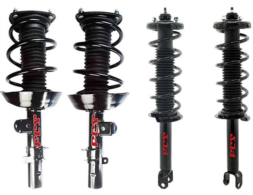 FCS 4 LOADED QUICK STRUTS SHOCKS for HONDA ACCORD LX EX EXL 2.4L 13 14 ...