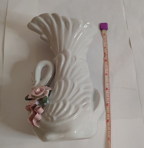 Vintage Porcelain Vase Sophia-Ann Sitco Importing Co. Raised Floral ...