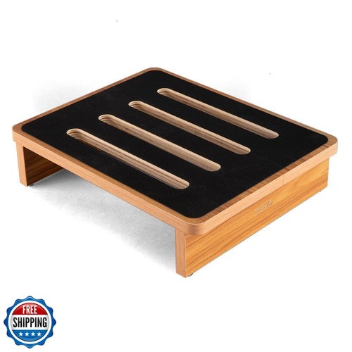 StrongPal Wooden One Step Stool, Non-Slip Short Stool for Adults ...