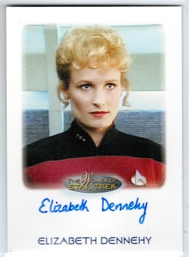 THE WOMEN OF STAR TREK 2010 ELIZABETH DENNEHY LT. COMMANDER SHELBY ...